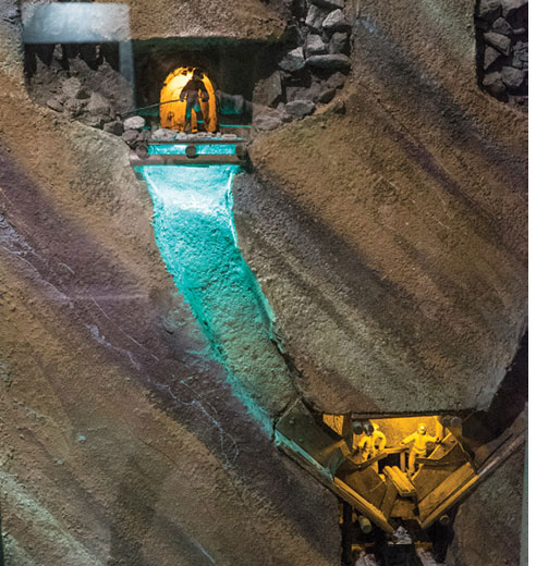 Model of a mine. - Russian Life